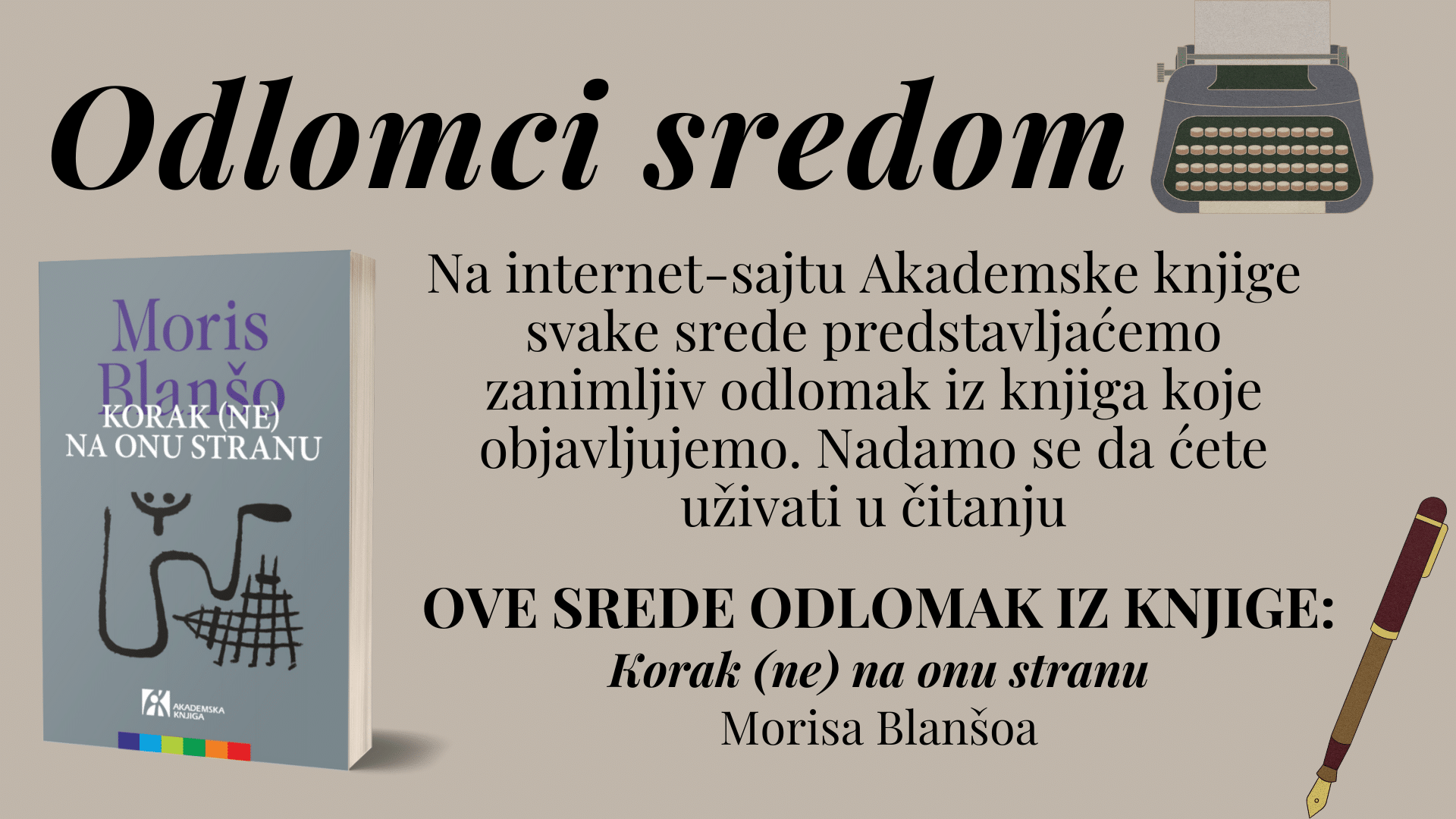 ODLOMCI SREDOM: Utopija večnog povratka (odlomak iz knjige „Korak (ne ...